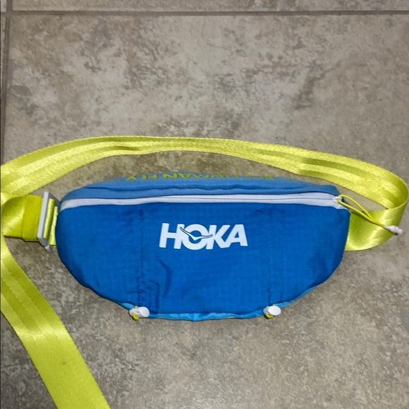 Hoka | Bags | Hoka Blue And Yellow Waist Bag | Poshmark